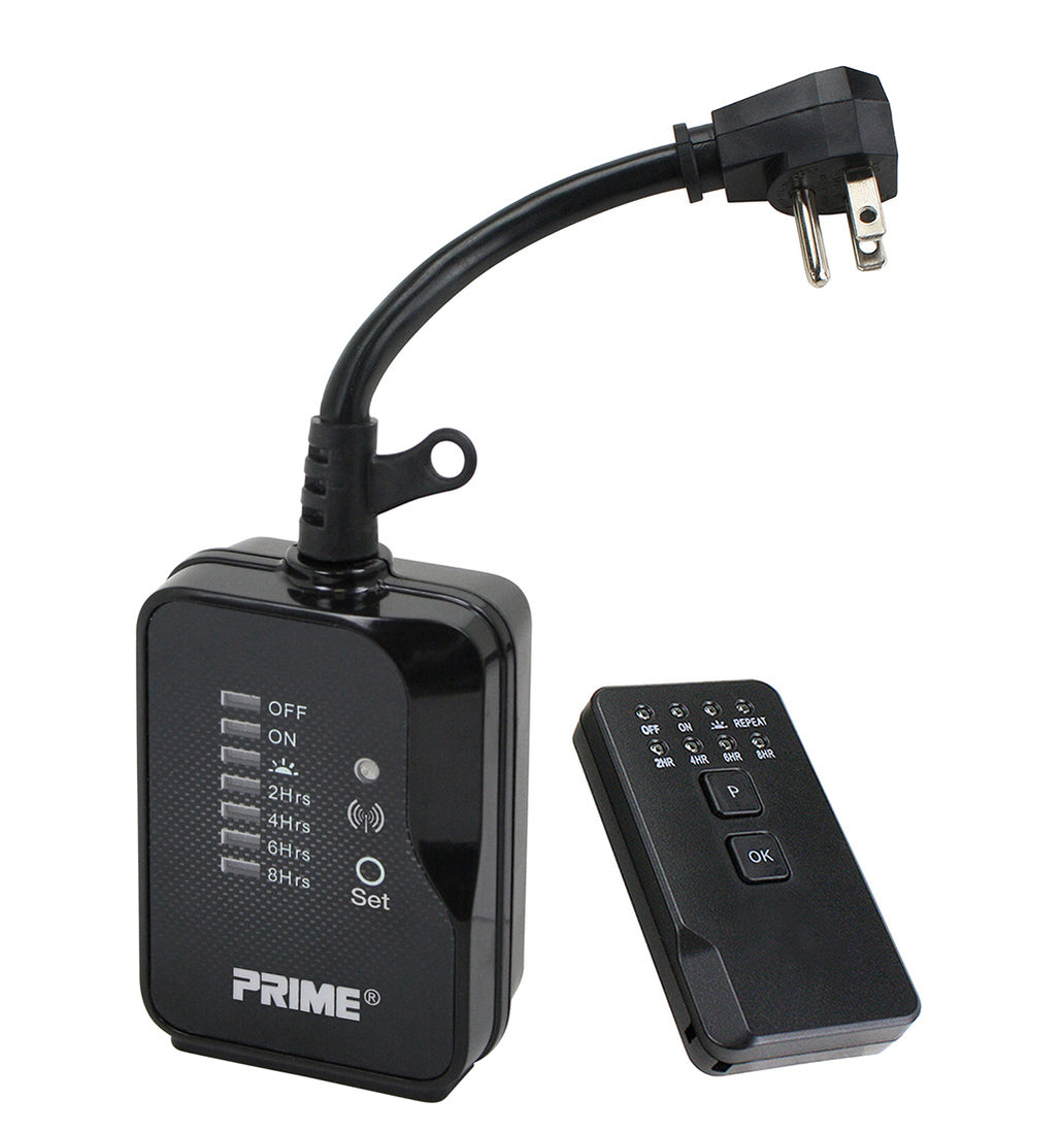 2-Outlet Remote Controlled Countdown Timer — Prime Wire & Cable Inc.