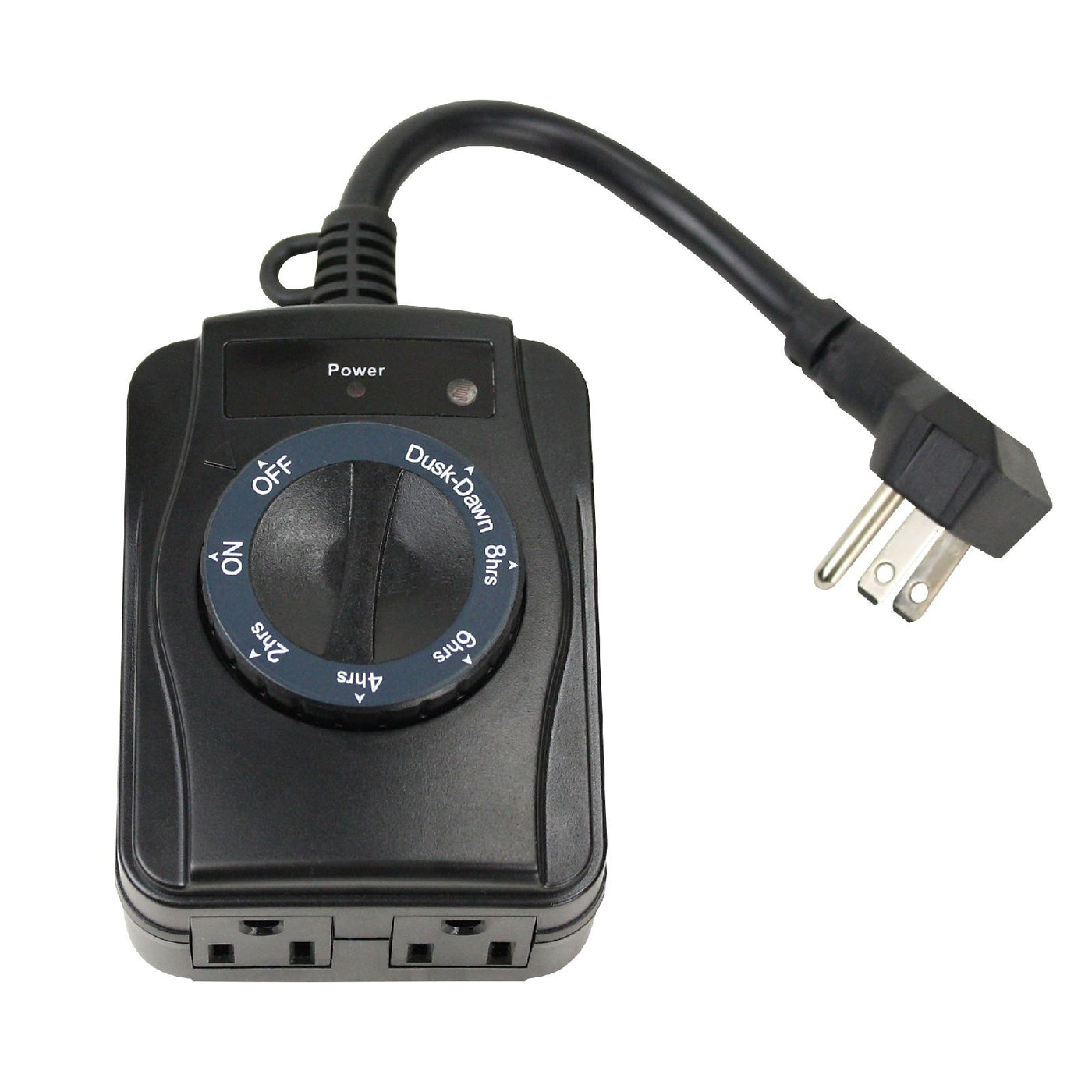 2-Outlet Outdoor Countdown Timer w/Photosensor — Prime Wire & Cable Inc.