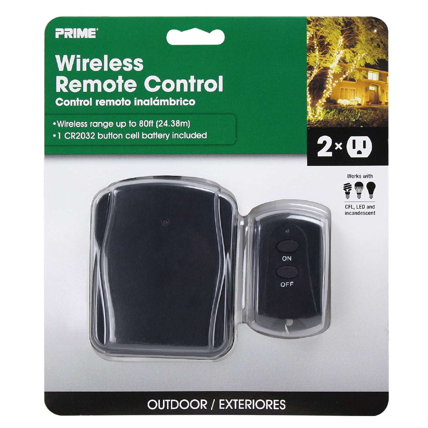 2-Outlet Outdoor Wireless Remote Control — Prime Wire & Cable Inc.